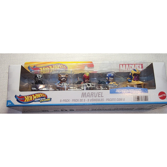 Hot Wheels | Toys | Hot Wheels Marvel Racer Verse Five Car Set | Poshmark